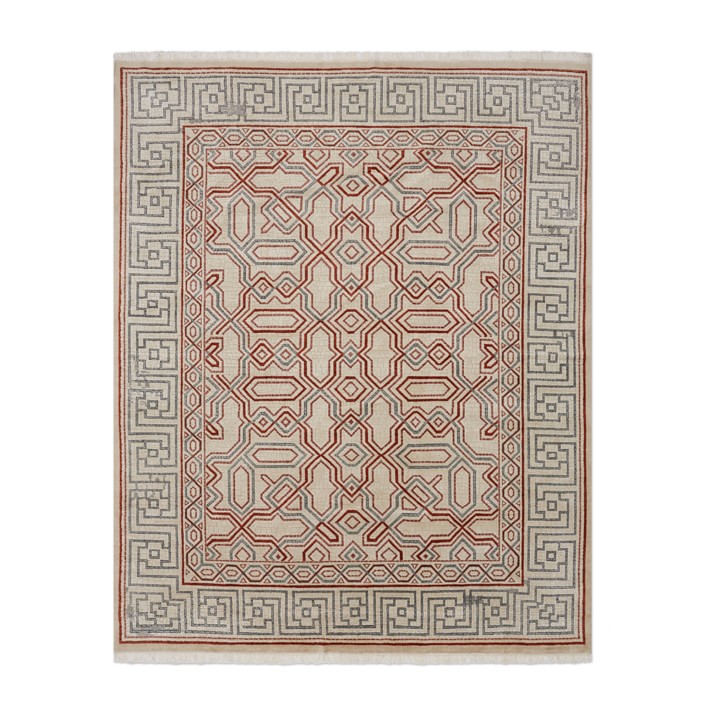 Luke Irwin: Claudius Mosaic Spice Hand Knotted Rug | Williams Sonoma