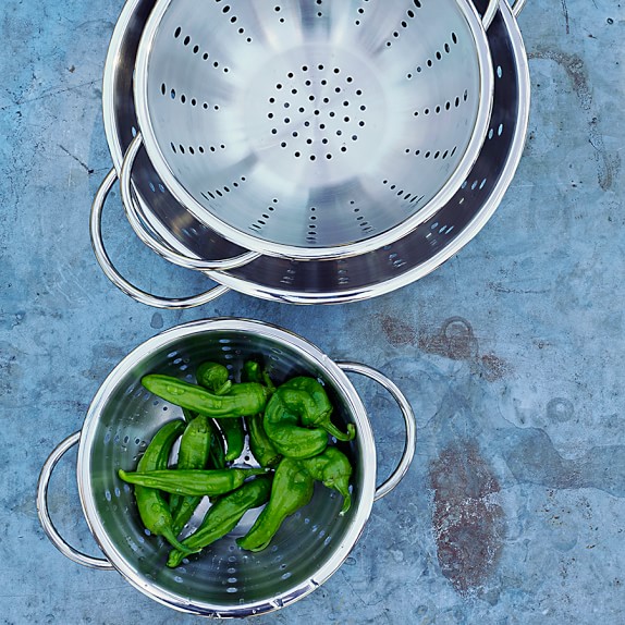 Open Kitchen by Williams Sonoma Stainless-Steel Colanders - Set of 3 ...