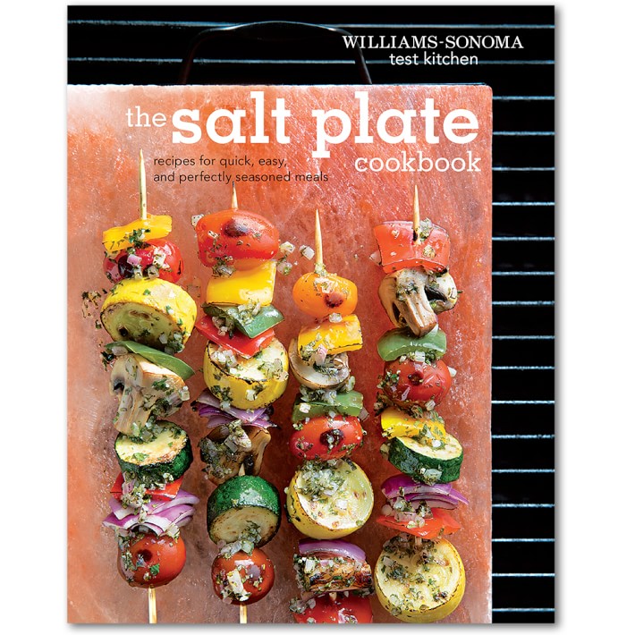 Himalayan Salt Block with Holder + Salt Block Book | Williams Sonoma