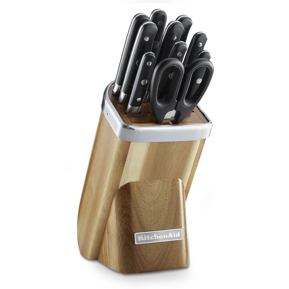 Acacia KitchenAid® Professional 11-Piece Knife Block Set | Williams Sonoma