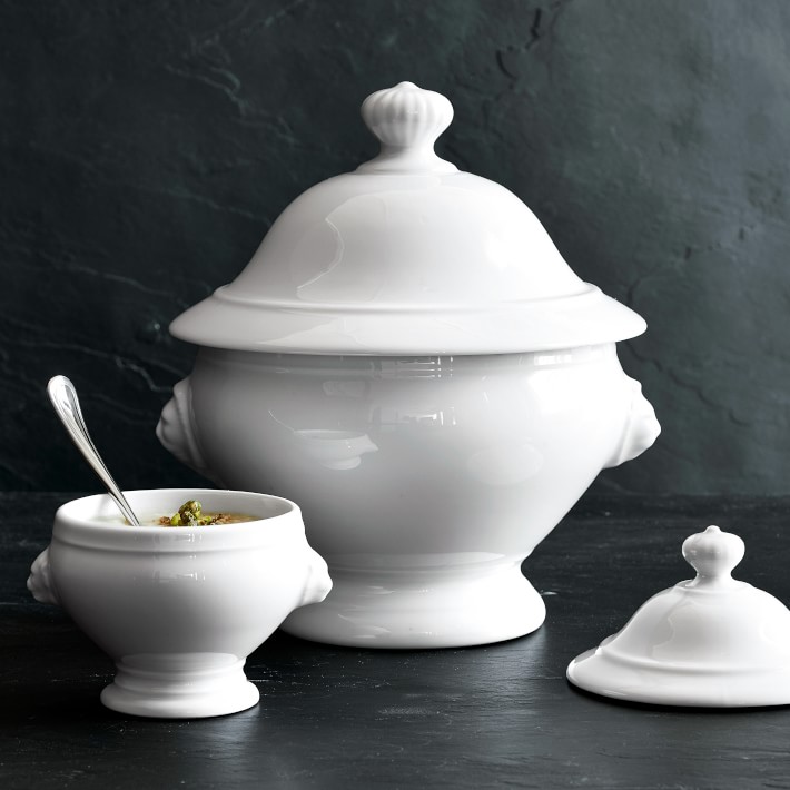 Apilco Lion's Head Soup Bowls & Tureen | Williams Sonoma