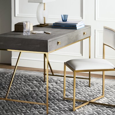 Faux Shagreen Desk | Home Office Furniture | Williams Sonoma
