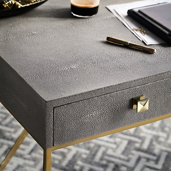Faux Shagreen Desk | Home Office Furniture | Williams Sonoma