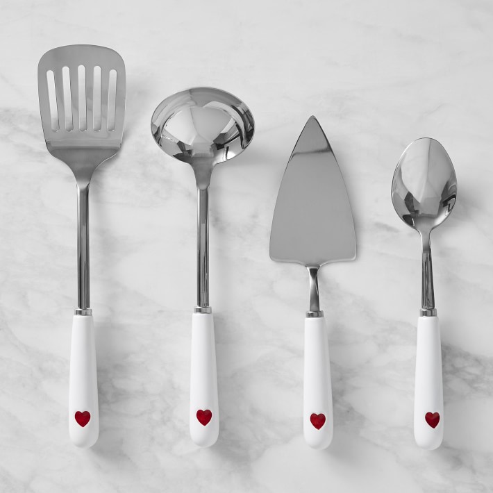 Ceramic Heart Kitchen Utensils - Set of 4 | Williams Sonoma