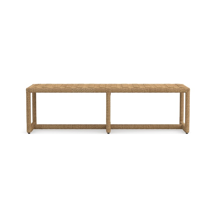 Vista Woven Backless Indoor Bench | Williams Sonoma