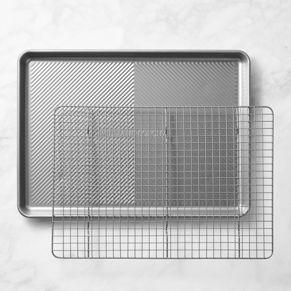 Williams Sonoma Cleartouch Nonstick Half Sheet Pan + Rack | Williams Sonoma