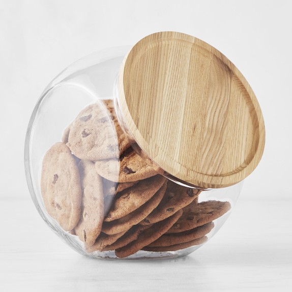 Hold Everything Angled Glass Jar | Williams Sonoma