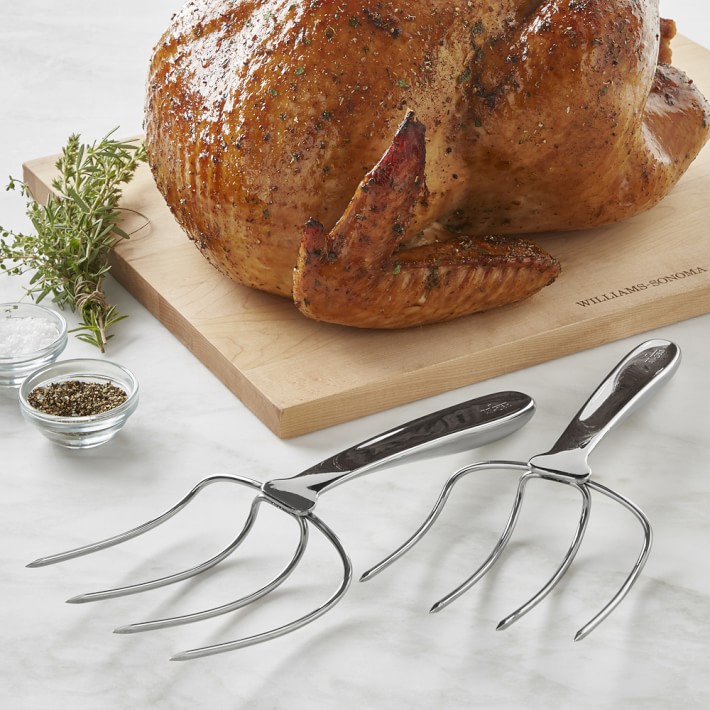 All-Clad Precision Stainless-Steel Turkey Lifters | Williams Sonoma