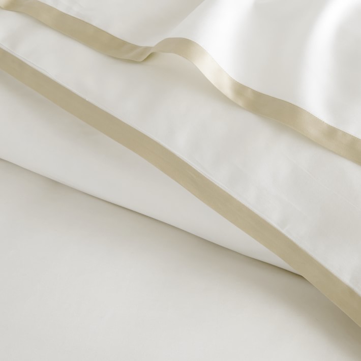 Chambers® Italian Border 300TC Sateen Luxury Duvet Cover & Shams ...