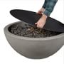 Havana Round Aluminum Fire Table Lid | Outdoor Heating | Williams Sonoma