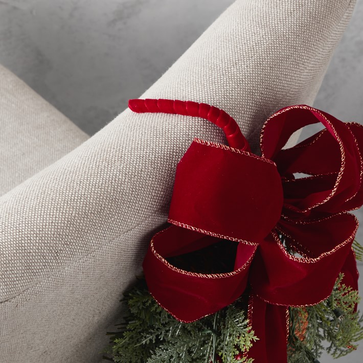 Classic Greenery Faux Chair Swag | Williams Sonoma