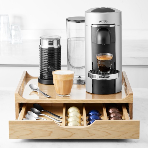 Hold Everything FSC® Coffee Storage Station Pull Out Drawer, Ashwood ...