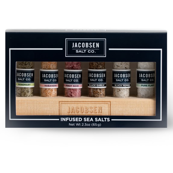 Jacobsen Salt Co. Set of 6 Vials with Holder | Williams Sonoma