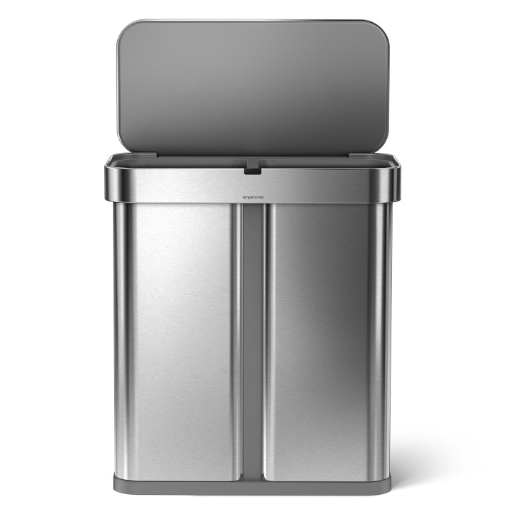 simplehuman Dual Compartment Voice & Sensor Trash Can - 58L | Williams ...