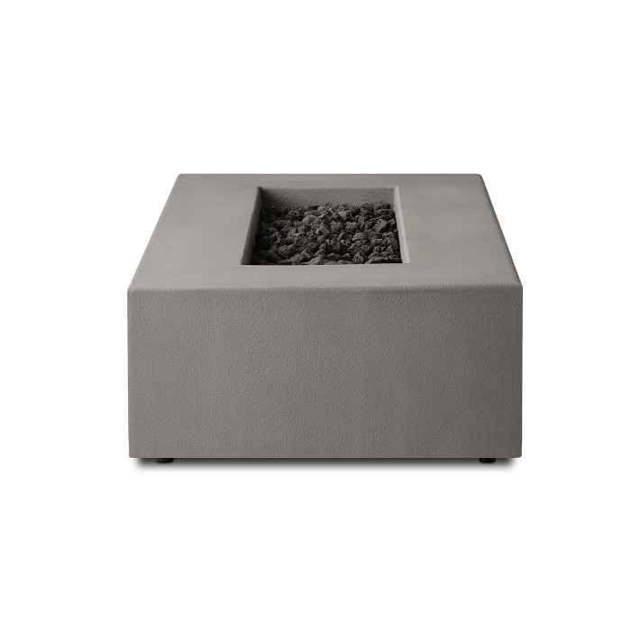 Havana Low Rectangle Fire Pit Table | Williams Sonoma