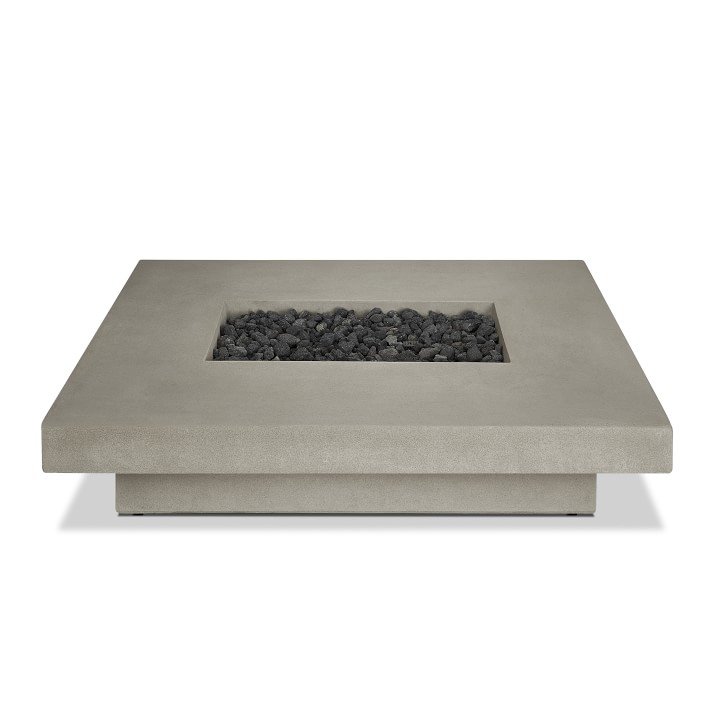 Novato 60" Low Rectangle Propane Fire Table | Williams Sonoma