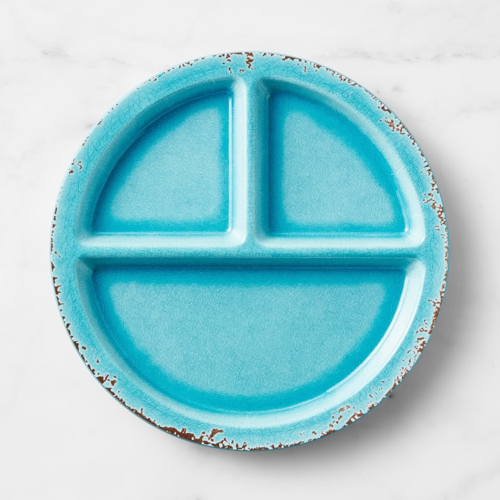 Rustic® Outdoor Melamine Kid's Sectioned Plates | Williams Sonoma