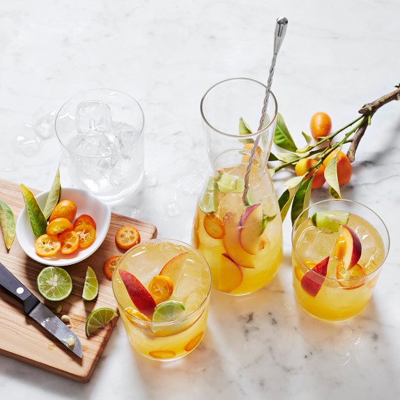 Williams Sonoma Organic Red and White Sangria Mix Set | Williams Sonoma