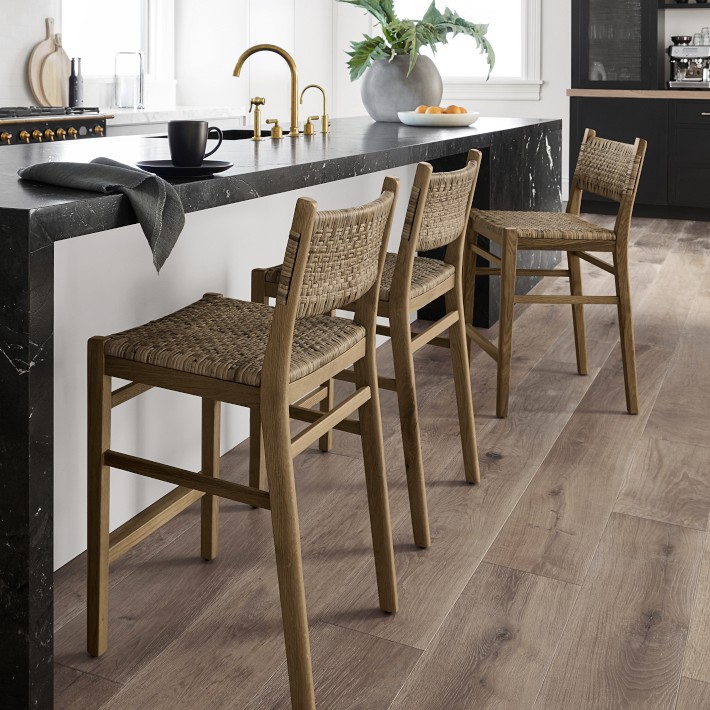 Sullivan Woven Counter Stool | Kitchen Stools | Williams Sonoma