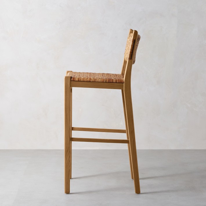 Sullivan Woven Counter Stool | Kitchen Stools | Williams Sonoma