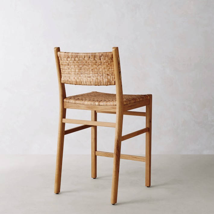 Sullivan Woven Counter Stool | Kitchen Stools | Williams Sonoma