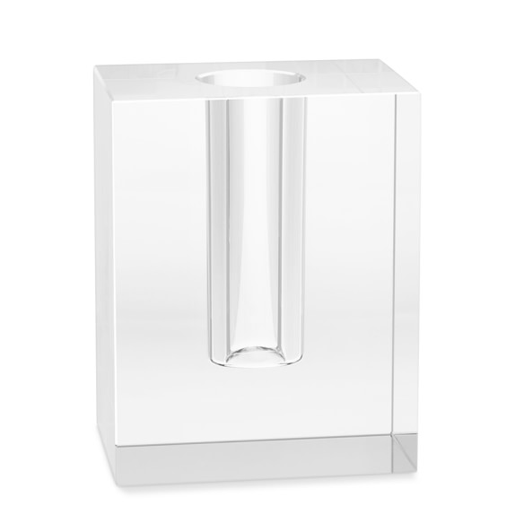 Crystal Block Decorative Vase | Williams Sonoma