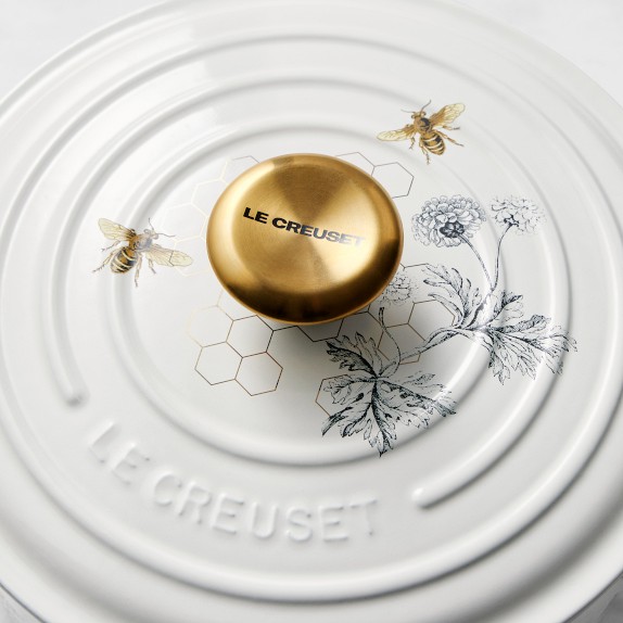 Le Creuset Enameled Cast Iron Round Oven, 4 1/2-Qt., Honeycomb ...