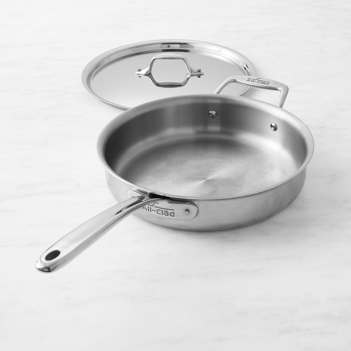 All-Clad G5 Graphite Core Stainless-Steel Saute Pan, 3-Qt. | Williams ...