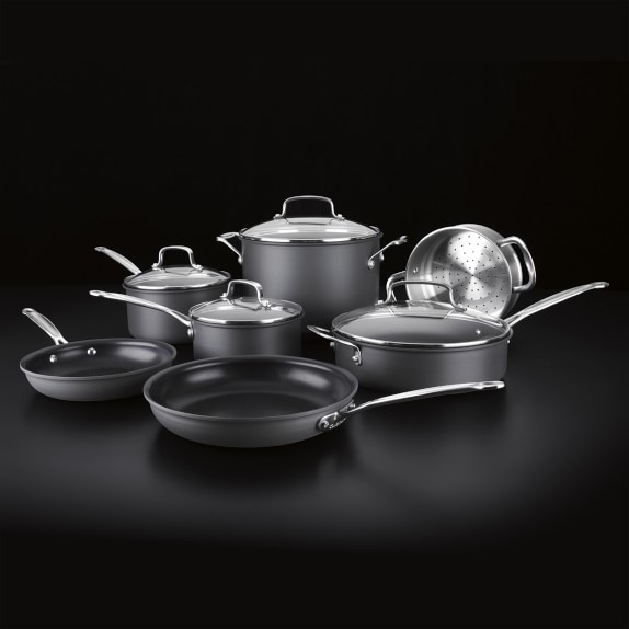 Cuisinart Chef's Classic Nonstick Hard Anodized 11-Piece Cookware Set ...