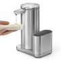 simplehuman Rechargeable Liquid Sensor Pump with Sponge Caddy, 14 oz ...