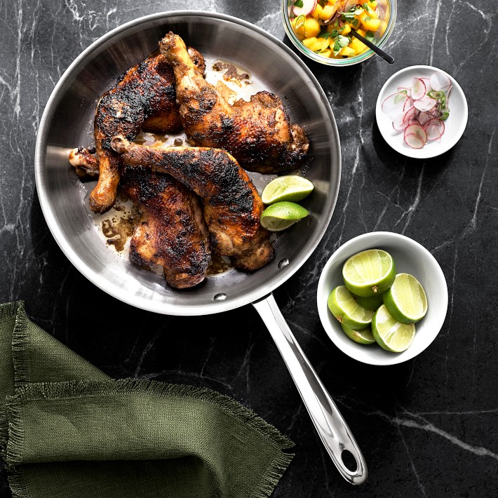 All-Clad G5 Graphite Core Stainless-Steel Fry Pan | Williams Sonoma