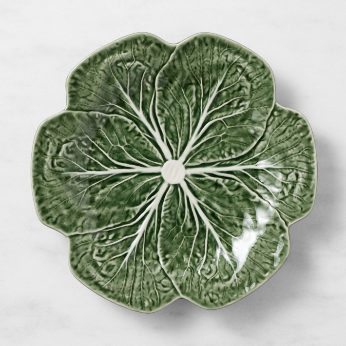 Bordallo Pinheiro Cabbage Dinner Plates | Williams Sonoma