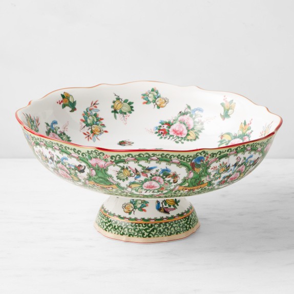 Famille Rose Fruit Bowl, Porcelain | Williams Sonoma