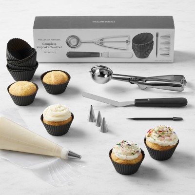 Williams Sonoma Complete Cupcake Tool Kit, 30-Piece Set | Williams Sonoma