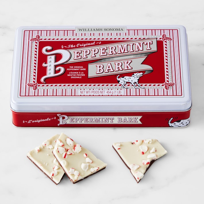 Williams Sonoma Peppermint Bark & Salted Peppermint Bark, Set of 2 ...