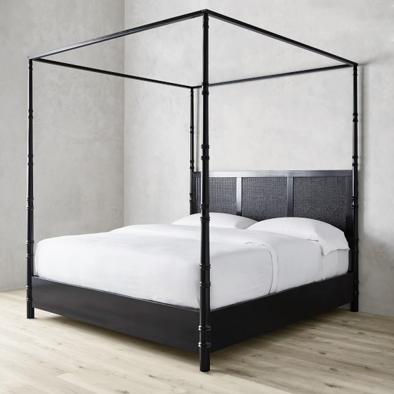 Four-Poster Cane Bed | Luxury Beds | Williams Sonoma