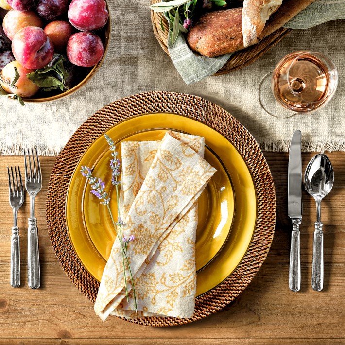 Dahlia Cloth Napkins | Williams Sonoma
