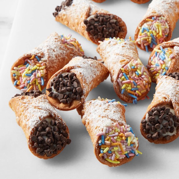 Golden Cannoli Mini Cannoli Kit, Set of 36 | Williams Sonoma