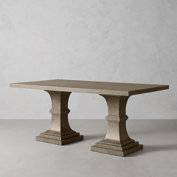 Double Pedestal Rectangular Dining Table | Williams Sonoma