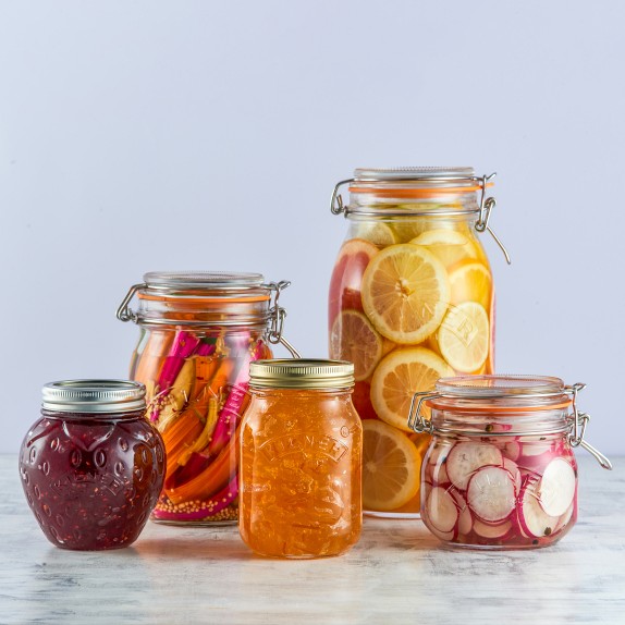 Kilner Round Clip Top Jar, 68oz, Set of 3 | Williams Sonoma