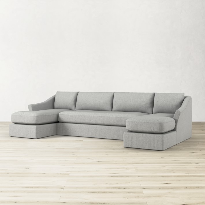 Sonoma Slipcover 3-Piece U-Shape Sofa with Chaise | Williams Sonoma