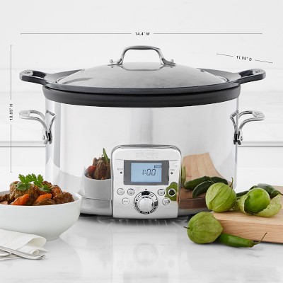 All-Clad Cast Iron Electric Slow Cooker - 5-Qt. | Williams Sonoma