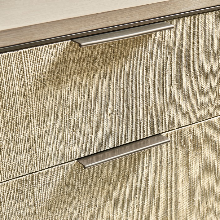 Jonathan Charles Seiche 6-Drawer Grass Cloth Dresser | Williams Sonoma