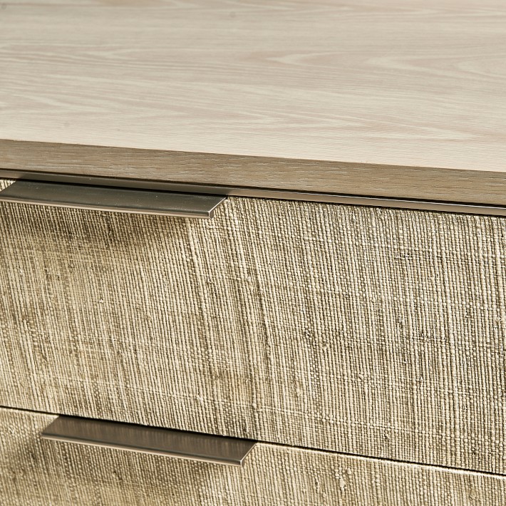 Jonathan Charles Seiche 6-Drawer Grass Cloth Dresser | Williams Sonoma