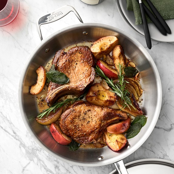 All-Clad G5 Graphite Core Stainless-Steel Fry Set, 8 1/2" and 10 1/2 ...