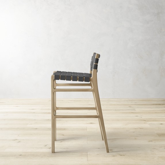 Stratton Low Back Counter & Bar Stool | Williams Sonoma