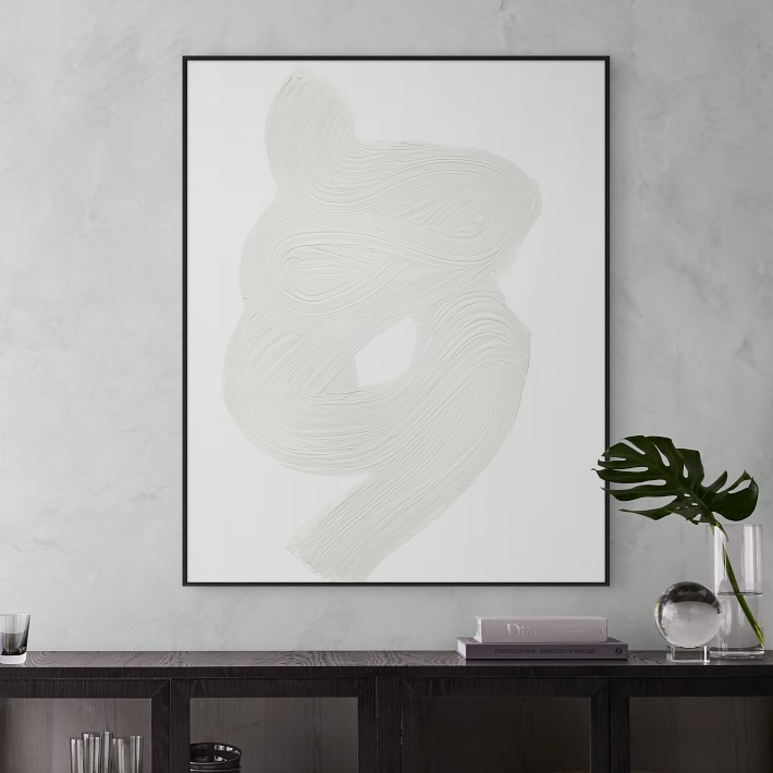 Neutral Swirl | Large Wall Art | Williams Sonoma