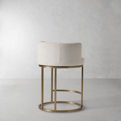 Verona Upholstered Swivel Counter Bar Stool | Williams Sonoma