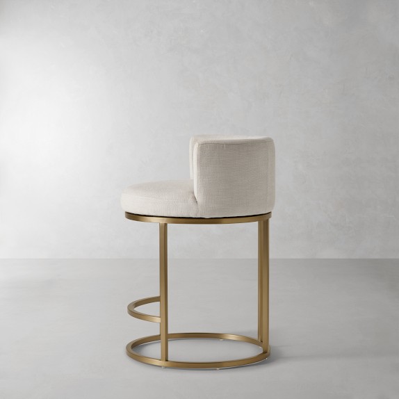 Verona Upholstered Swivel Counter Bar Stool | Williams Sonoma