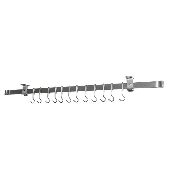 Enclume Low-Ceiling Bar Pot Racks - Hammered Steel | Williams Sonoma